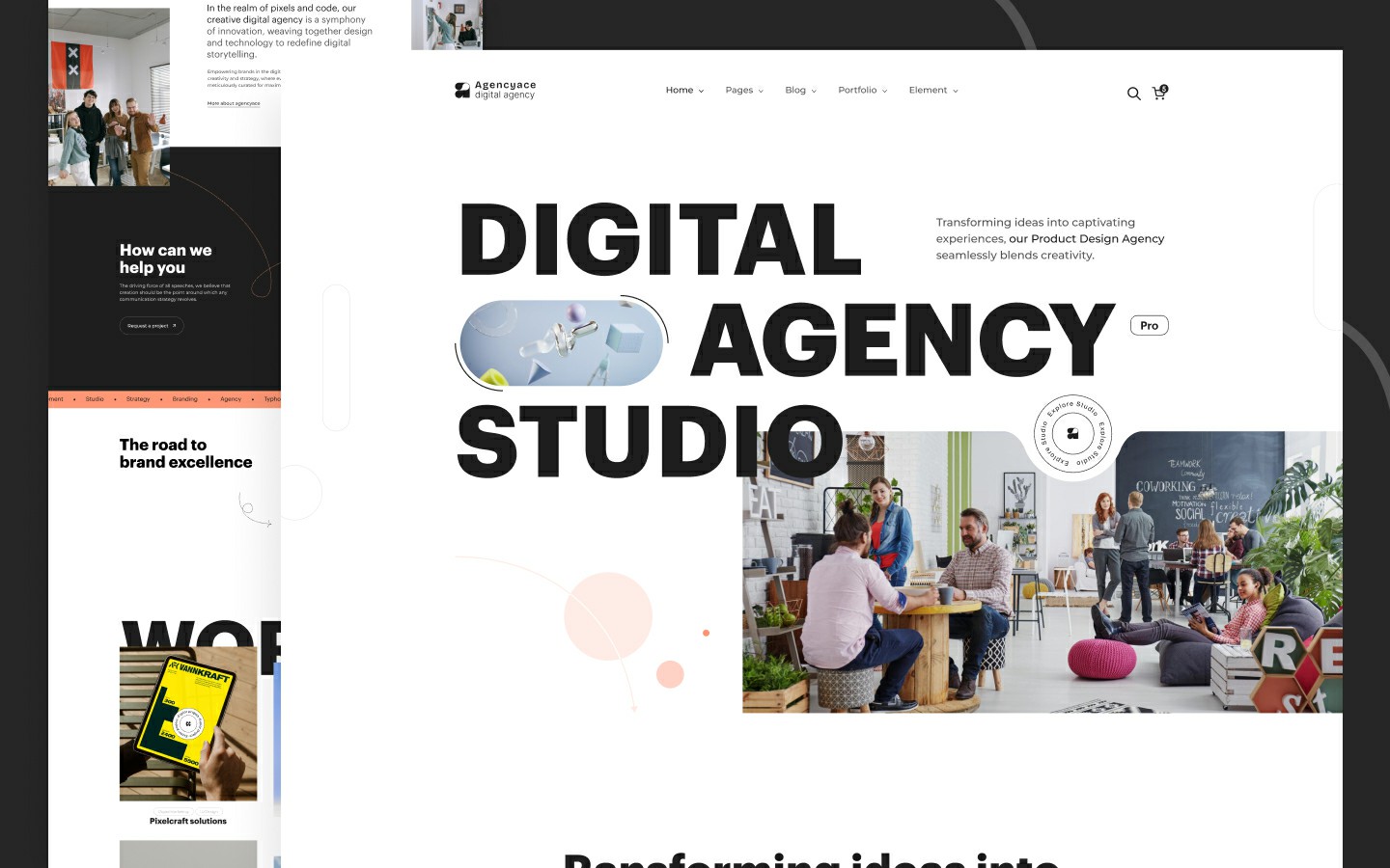 Agencyace - Agency HTML5 Responsive Website Template
