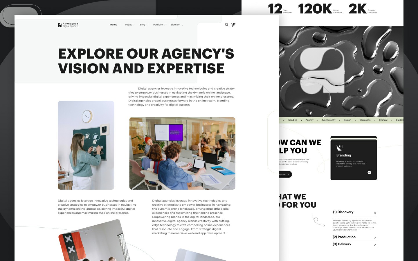 Agencyace - Agency HTML5 Responsive Website Template