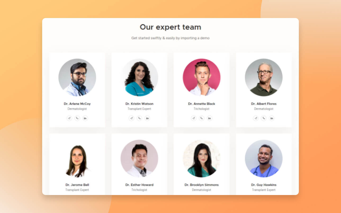 HairFlow - Medical HTML5 Responsive Website Template