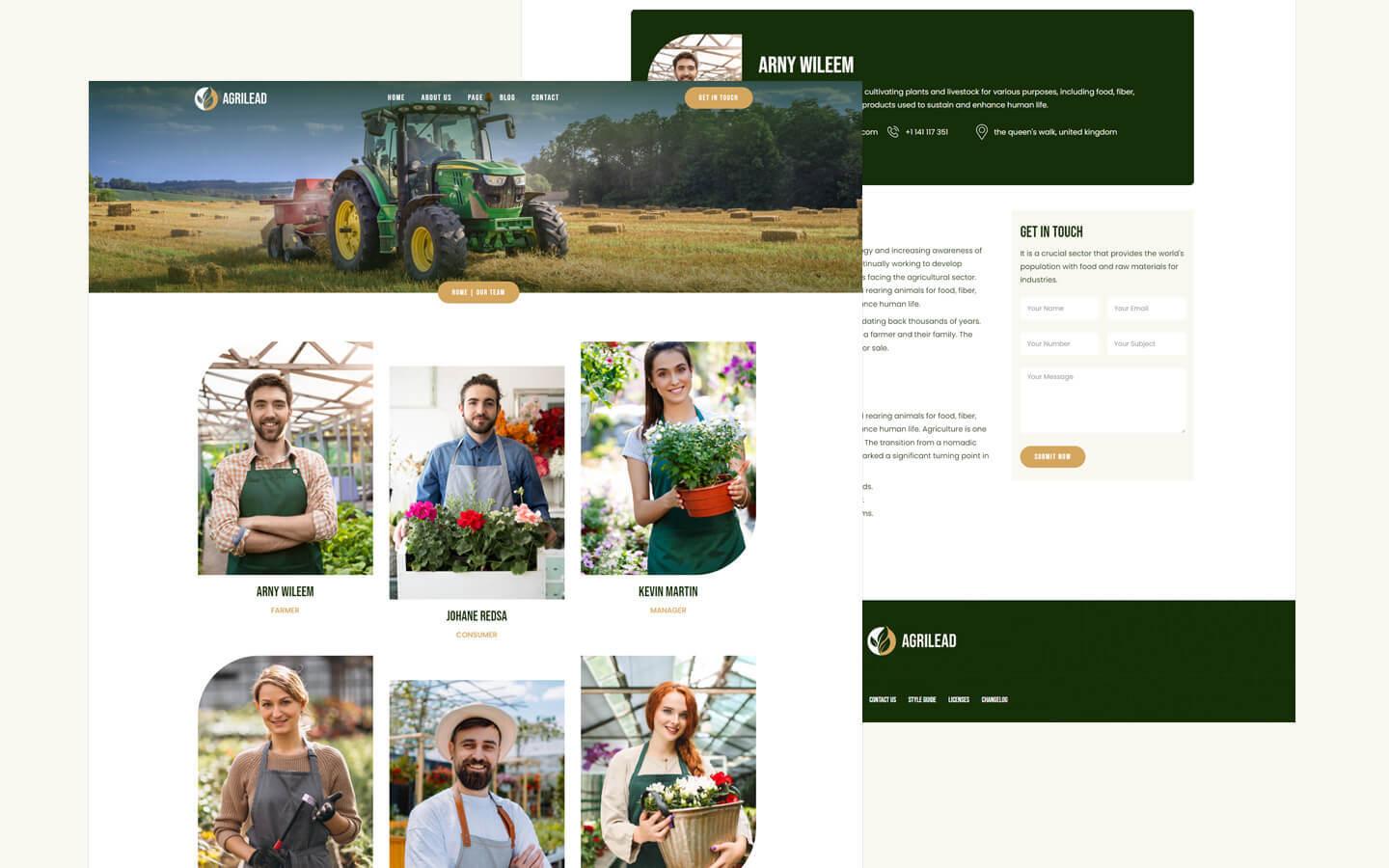 Agrilead - Agriculture HTML5 Responsive Website Template