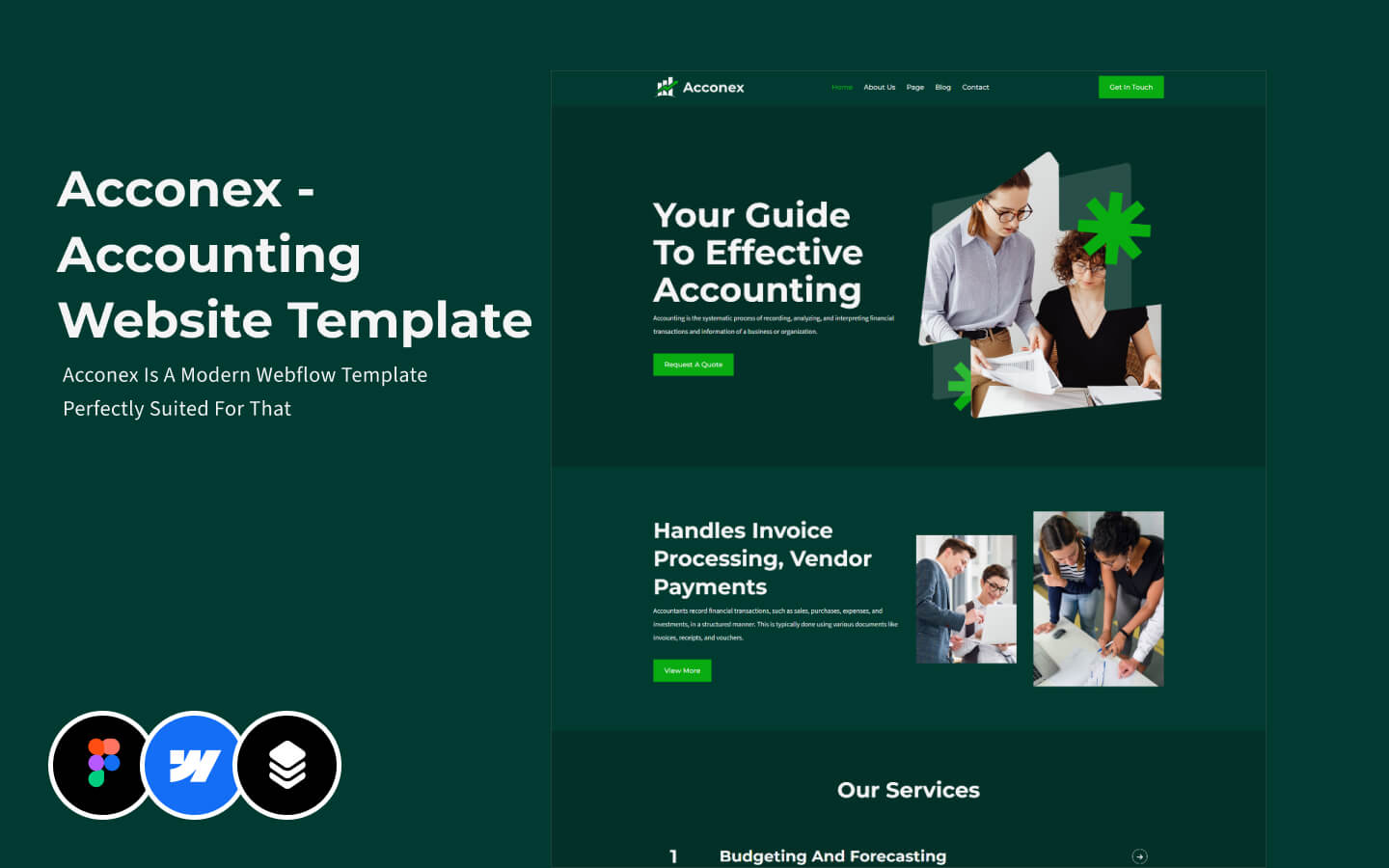 Acconex - Accounting HTML5 Responsive Website Template