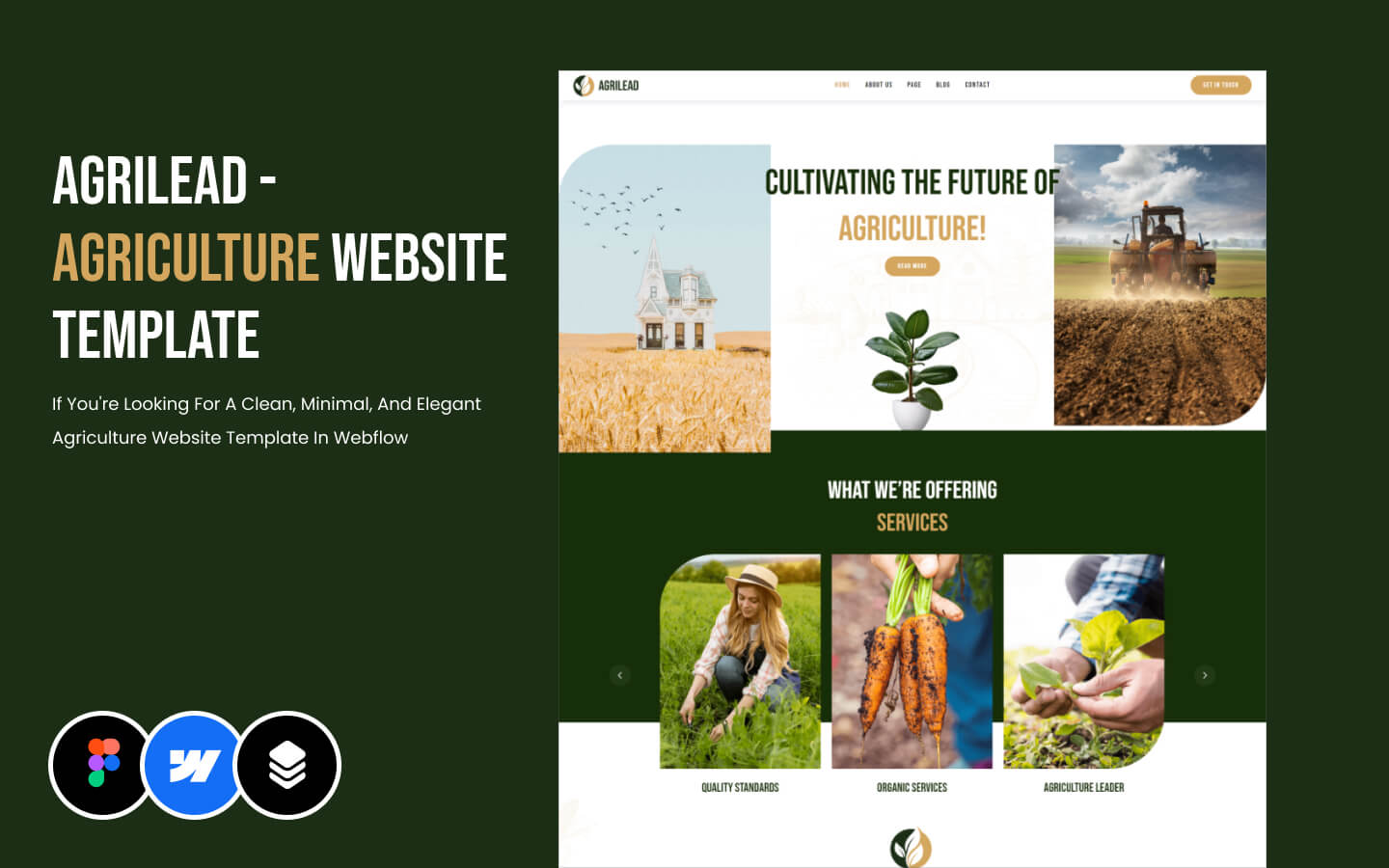 Agrilead - Agriculture HTML5 Responsive Website Template