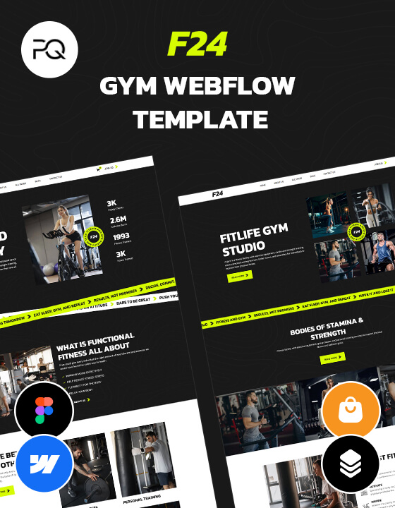F24 - Gym HTML5 Responsive Website Template