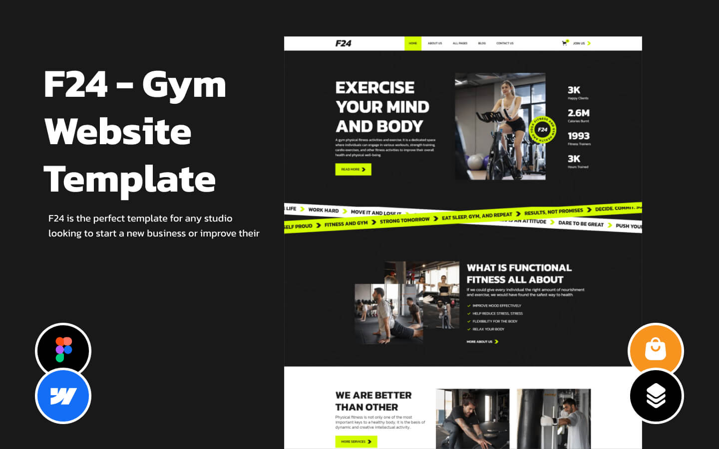 F24 - Gym HTML5 Responsive Website Template