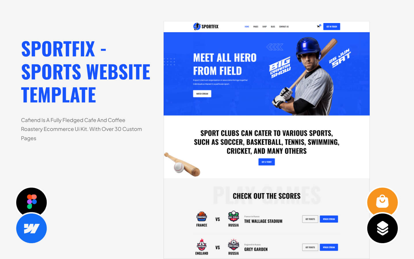 Sportfix - Sports HTML5 Responsive Website Template