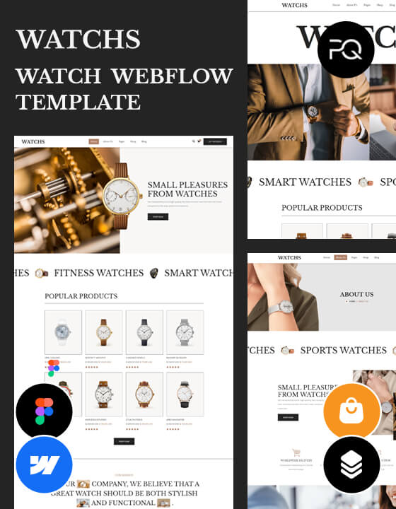 Watchs - Accessories HTML5 Responsive Website Template