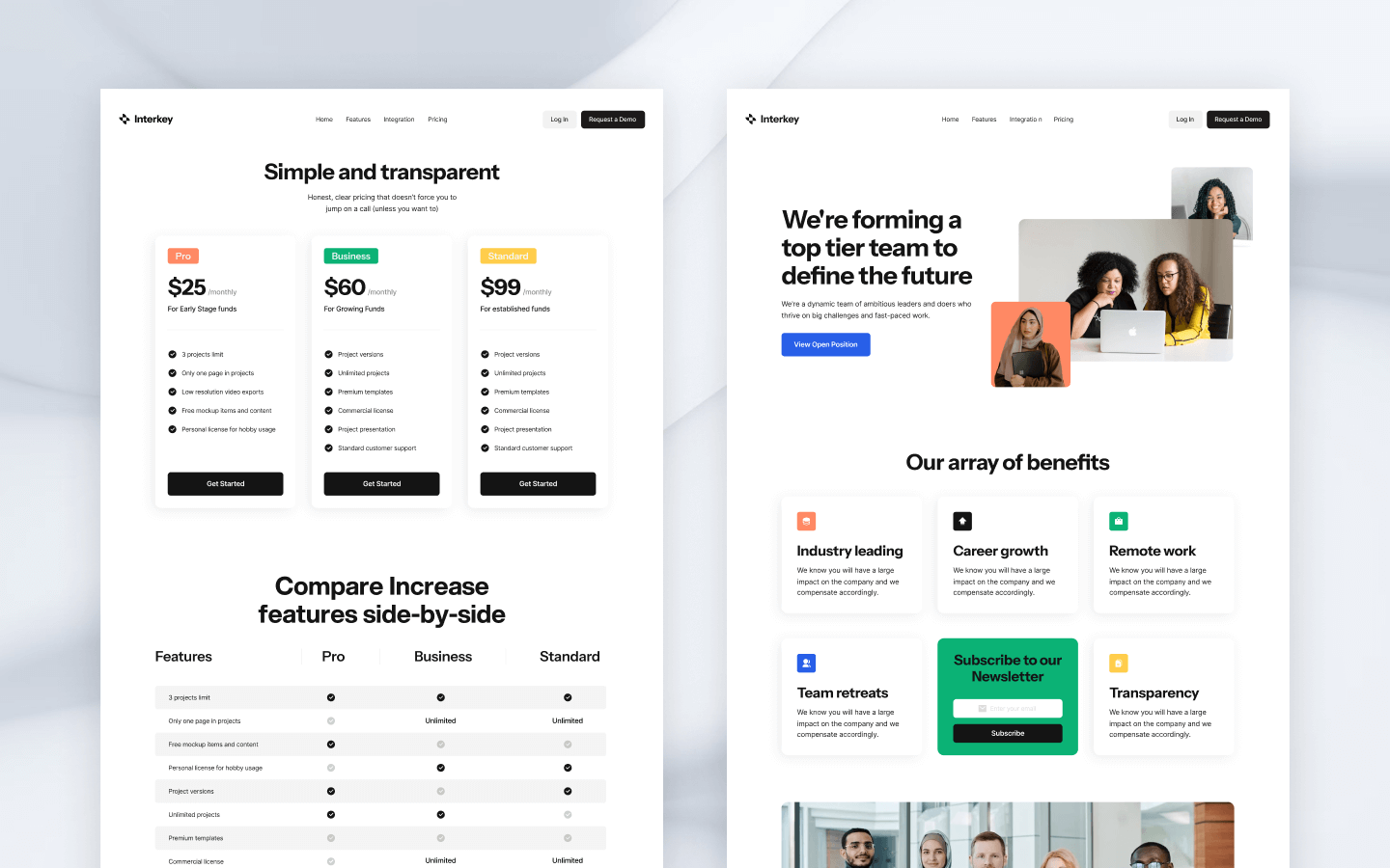 Interkey - Startup HTML5 Responsive Website Template