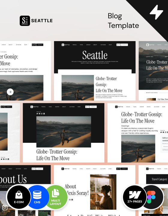 Seattle - Blog HTML5 Responsive Website Template