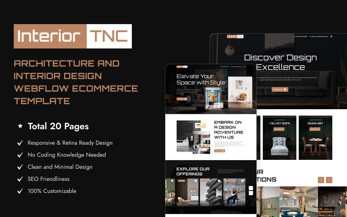 Interior Ecommerce TNC - Interior design HTML5 Responsive Website Template