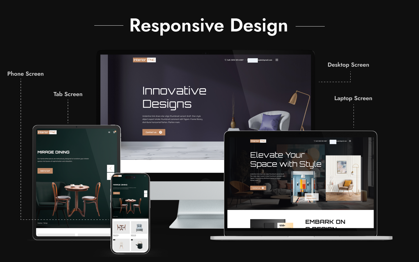 Interior Ecommerce TNC - Interior design HTML5 Responsive Website Template