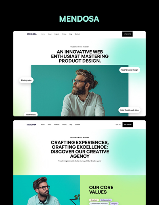 Mendosa by Dorian Hoxha | Muzli Creative Store