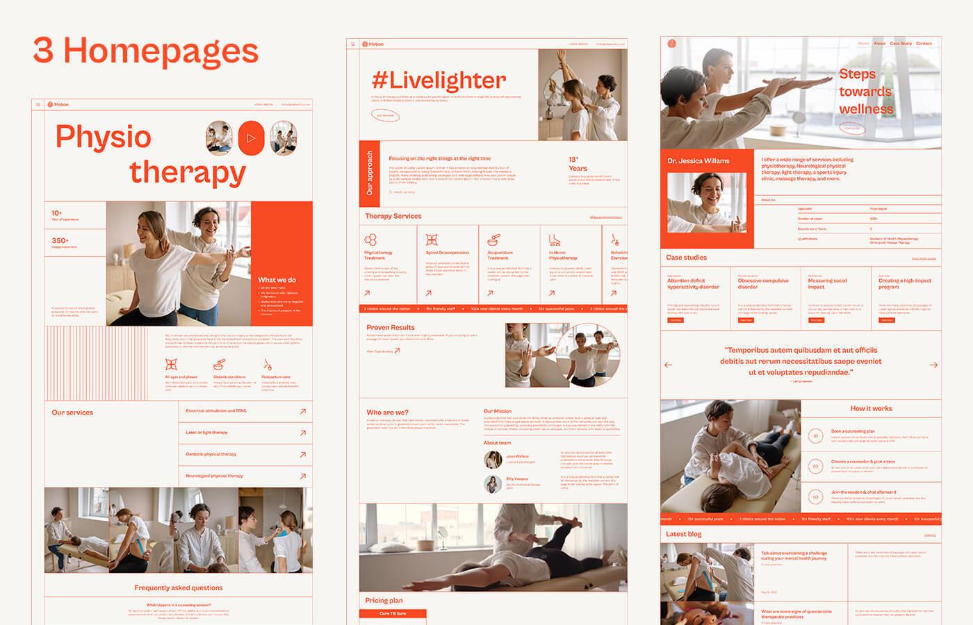 Motion - Therapy HTML5 Responsive Website Template