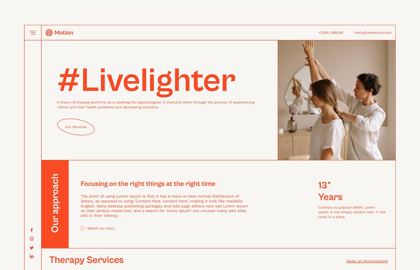 Motion - Therapy HTML5 Responsive Website Template
