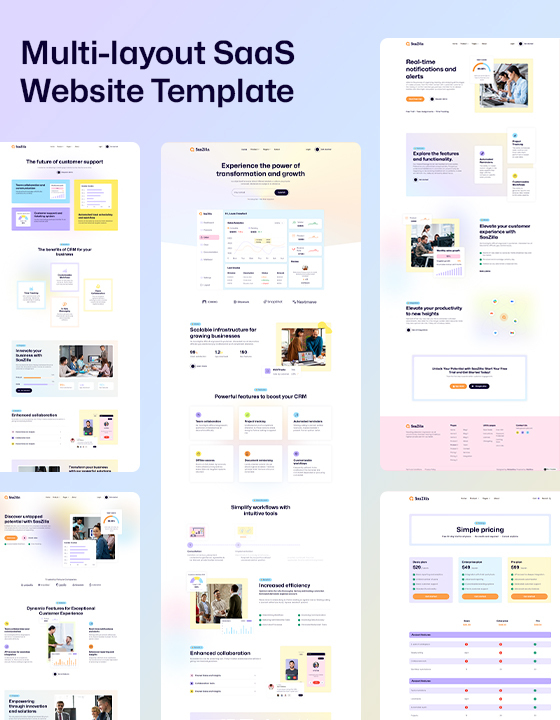 SasZilla - SaaS HTML5 Responsive Website Template