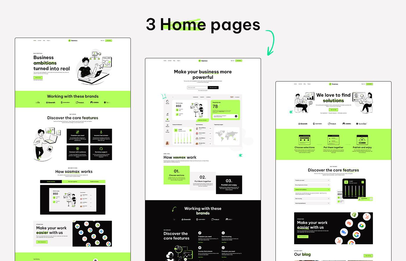 Sasmax - SaaS HTML5 Responsive Website Template