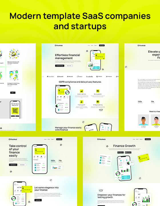 Finohub - SaaS HTML5 Responsive Website Template