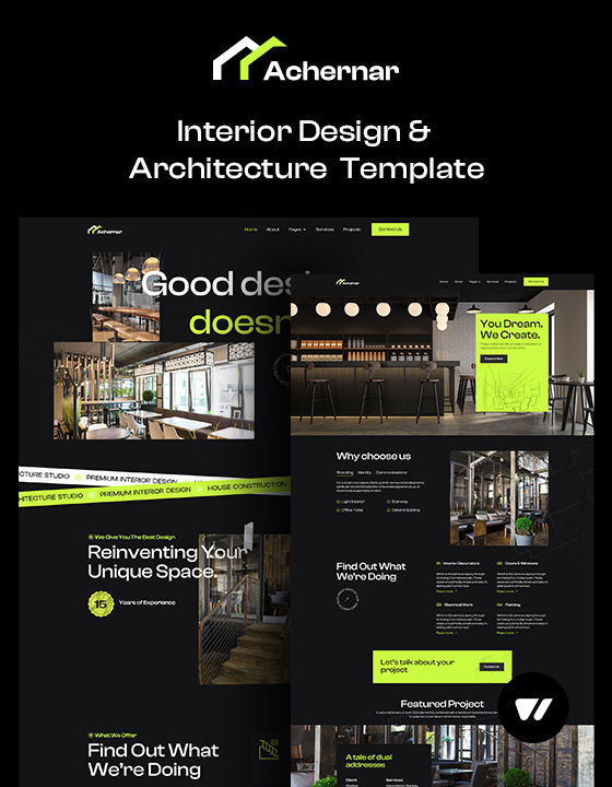 Achernar - Architecture HTML5 Responsive Website Template