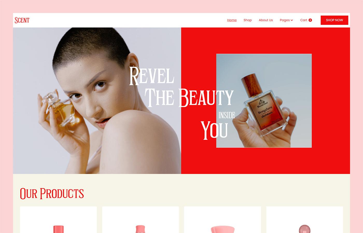 Scent - Beauty HTML5 Responsive Website Template