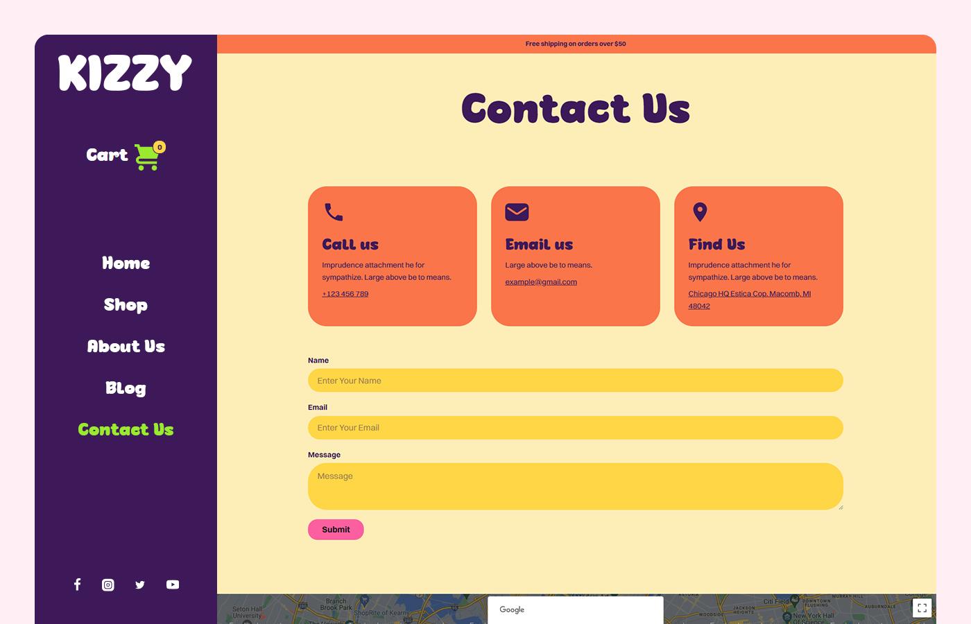 Kizzy - Retail HTML5 Responsive Website Template