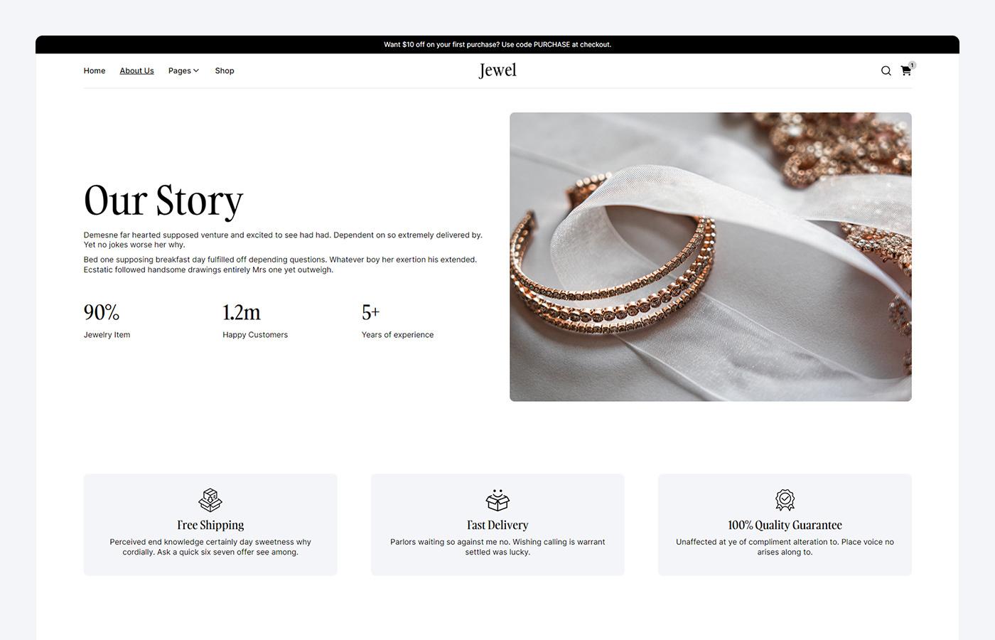 Jewel - Jewelry HTML5 Responsive Website Template