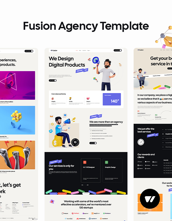 Fusion - Agency HTML5 Responsive Website Template