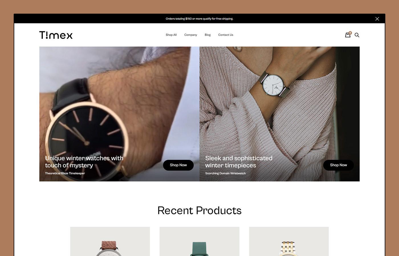Timex - Accessories HTML5 Responsive Website Template