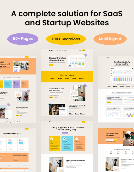 Sasor - SaaS HTML5 Responsive Website Template