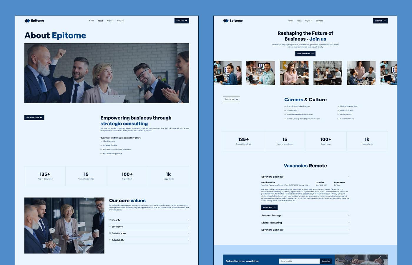 Epitome - Consulting HTML5 Responsive Website Template