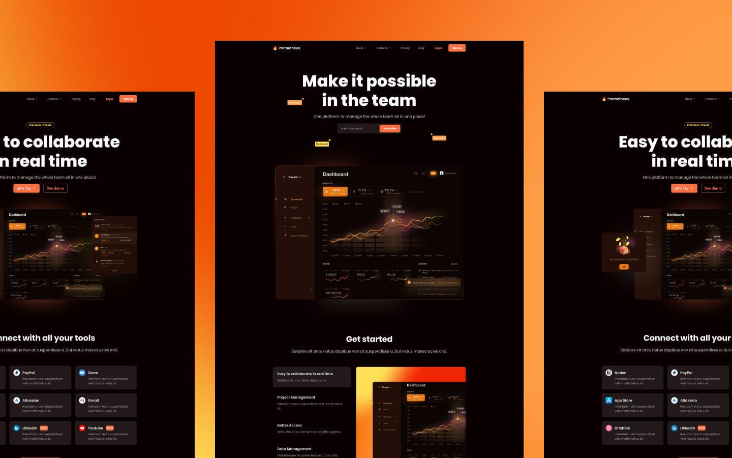 Prometheus - SaaS HTML5 Responsive Website Template