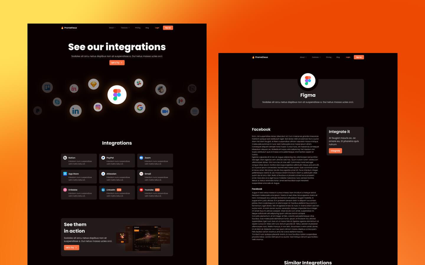 Prometheus - SaaS HTML5 Responsive Website Template