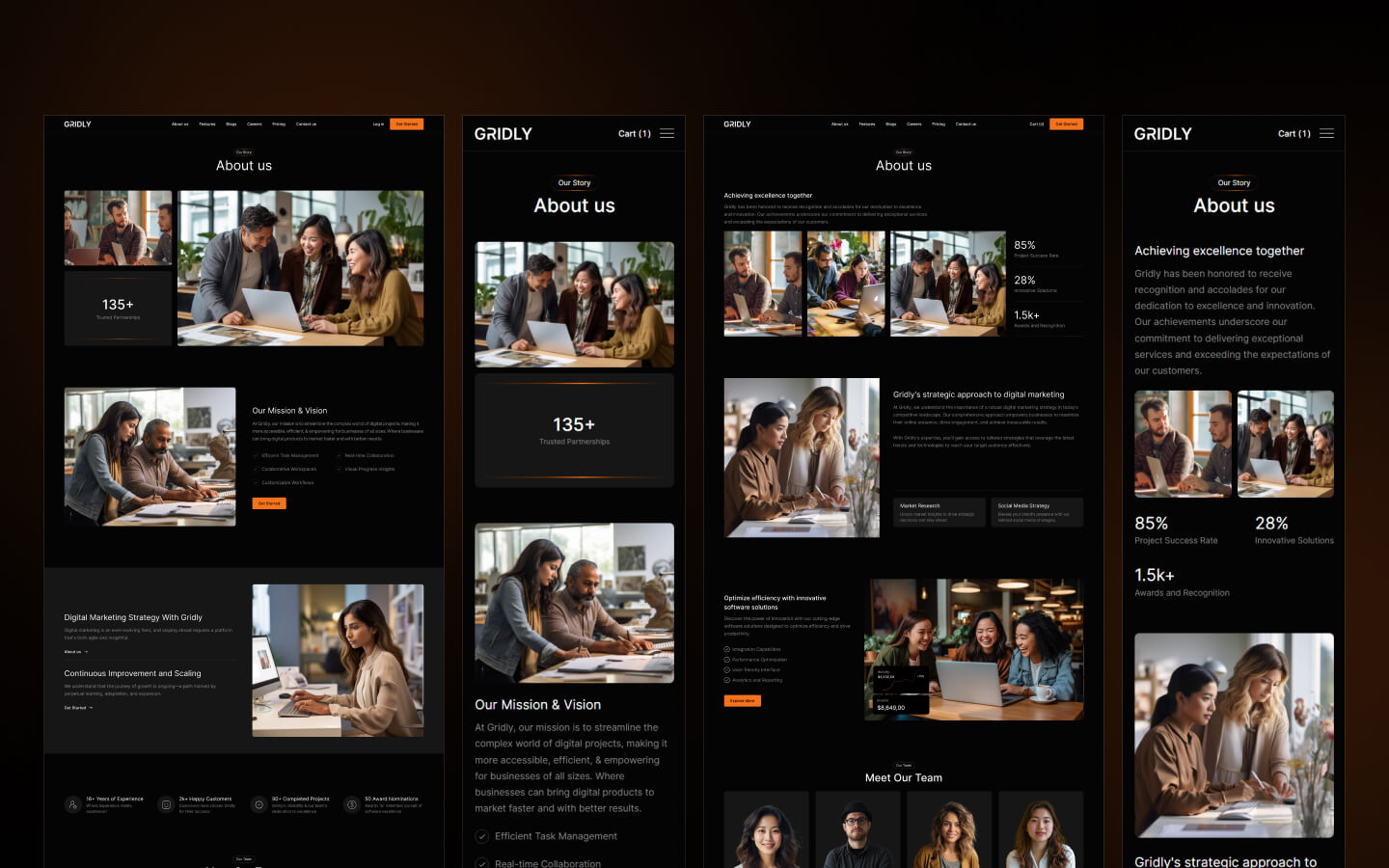 Gridly - Software HTML5 Responsive Website Template