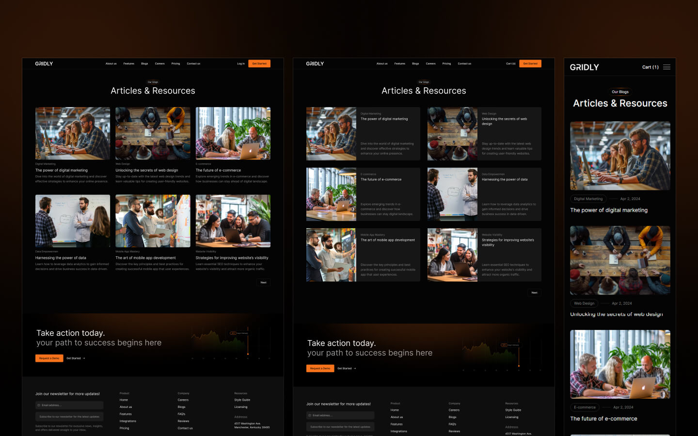 Gridly - Software HTML5 Responsive Website Template