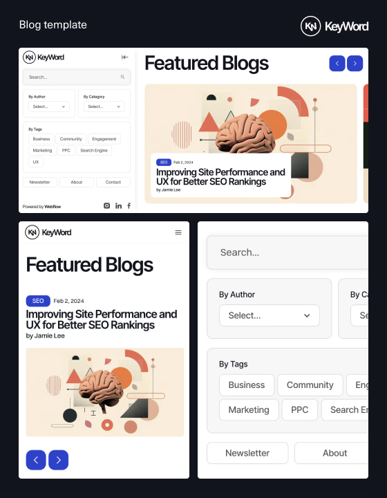 KeyWord - Blog HTML5 Responsive Website Template
