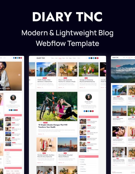 Diary TNC by ThemeNcode | Muzli Creative Store