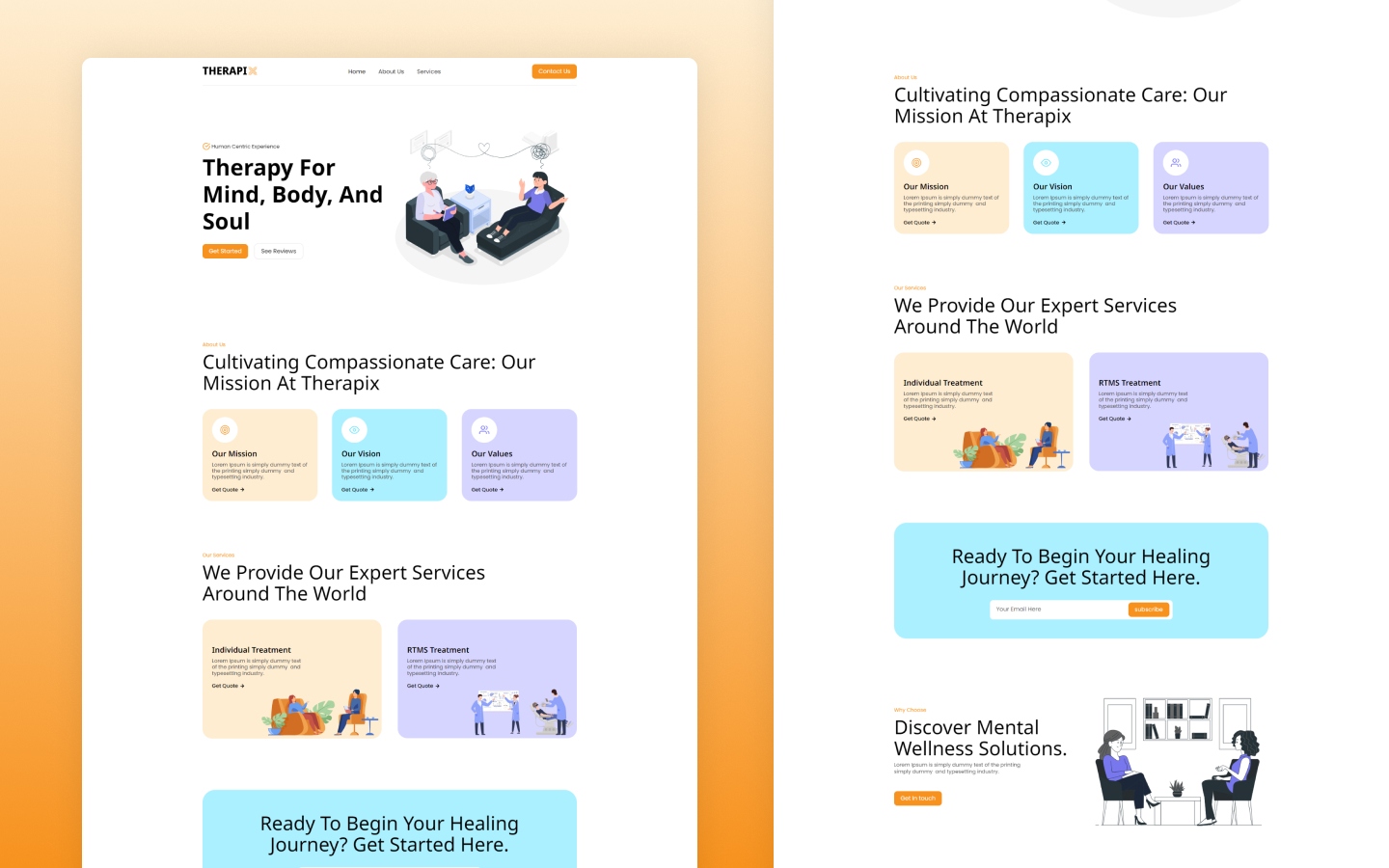 Therapix - Therapy HTML5 Responsive Website Template