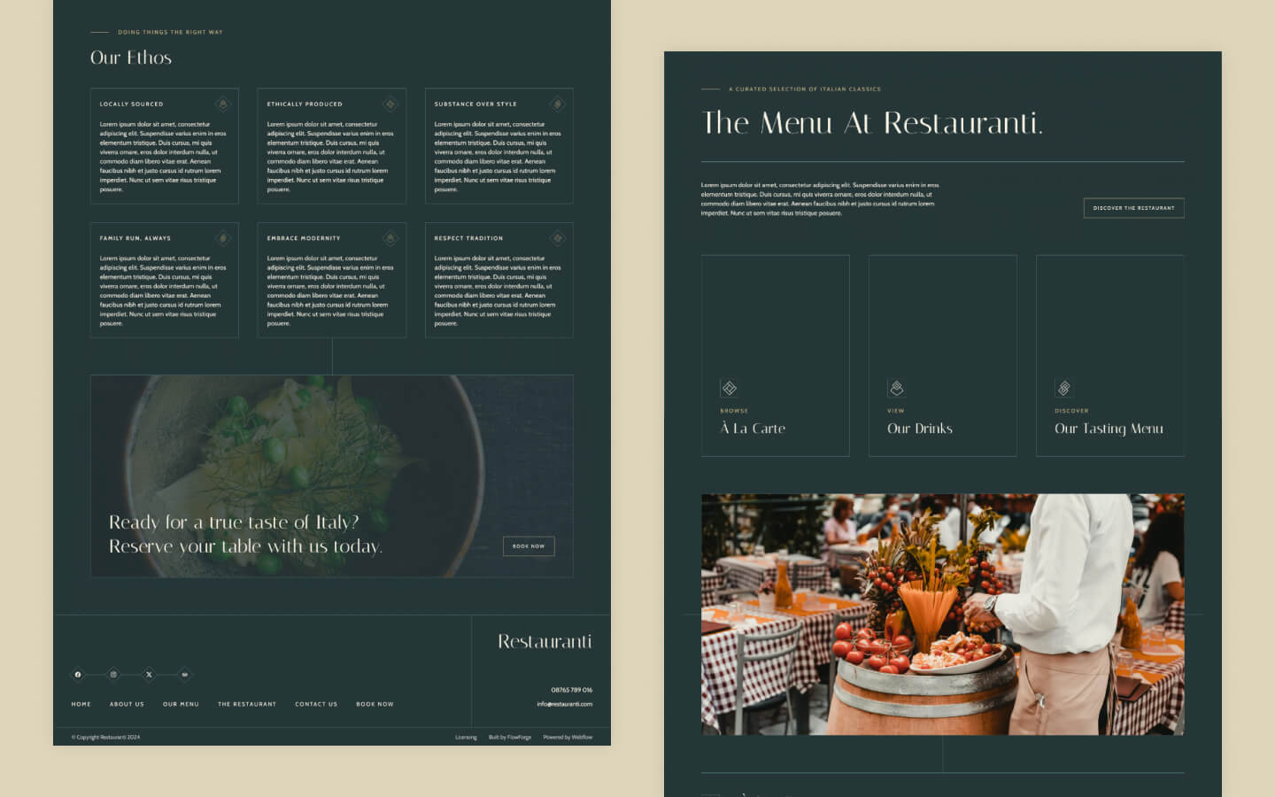Restauranti - Restaurant HTML5 Responsive Website Template