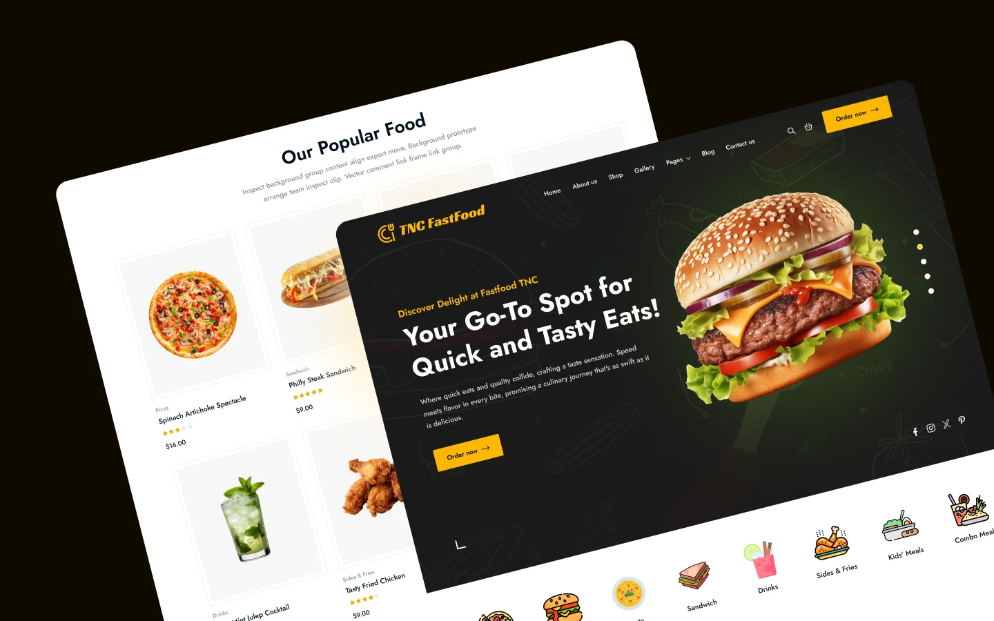 FastFood TNC - Restaurant HTML5 Responsive Website Template