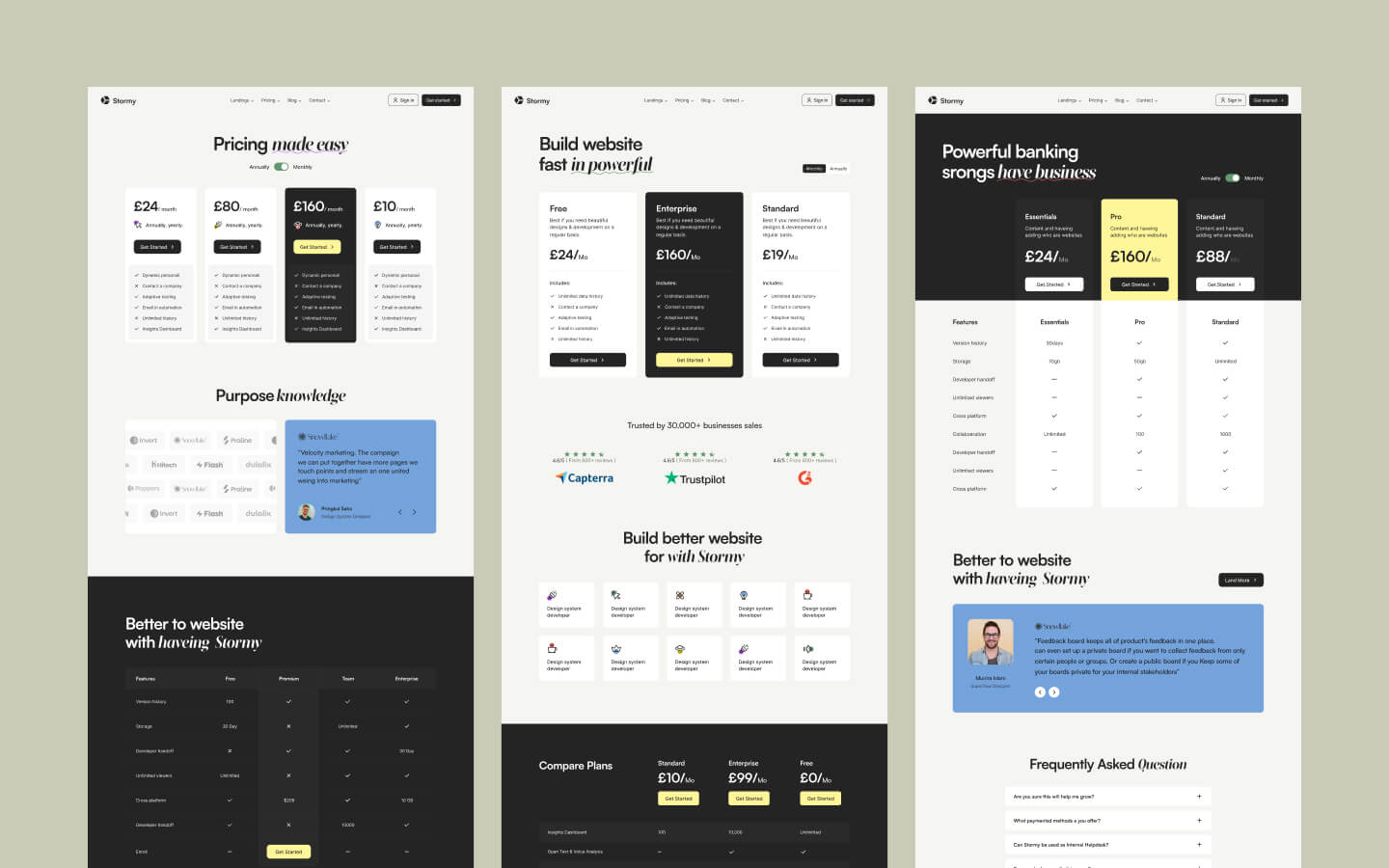 Stormy - SaaS HTML5 Responsive Website Template