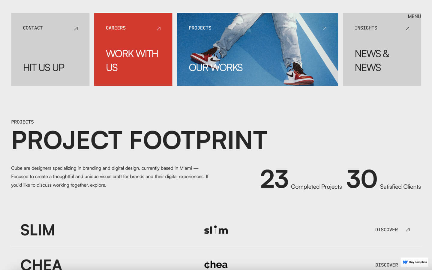 Cube Template - Agency HTML5 Responsive Website Template
