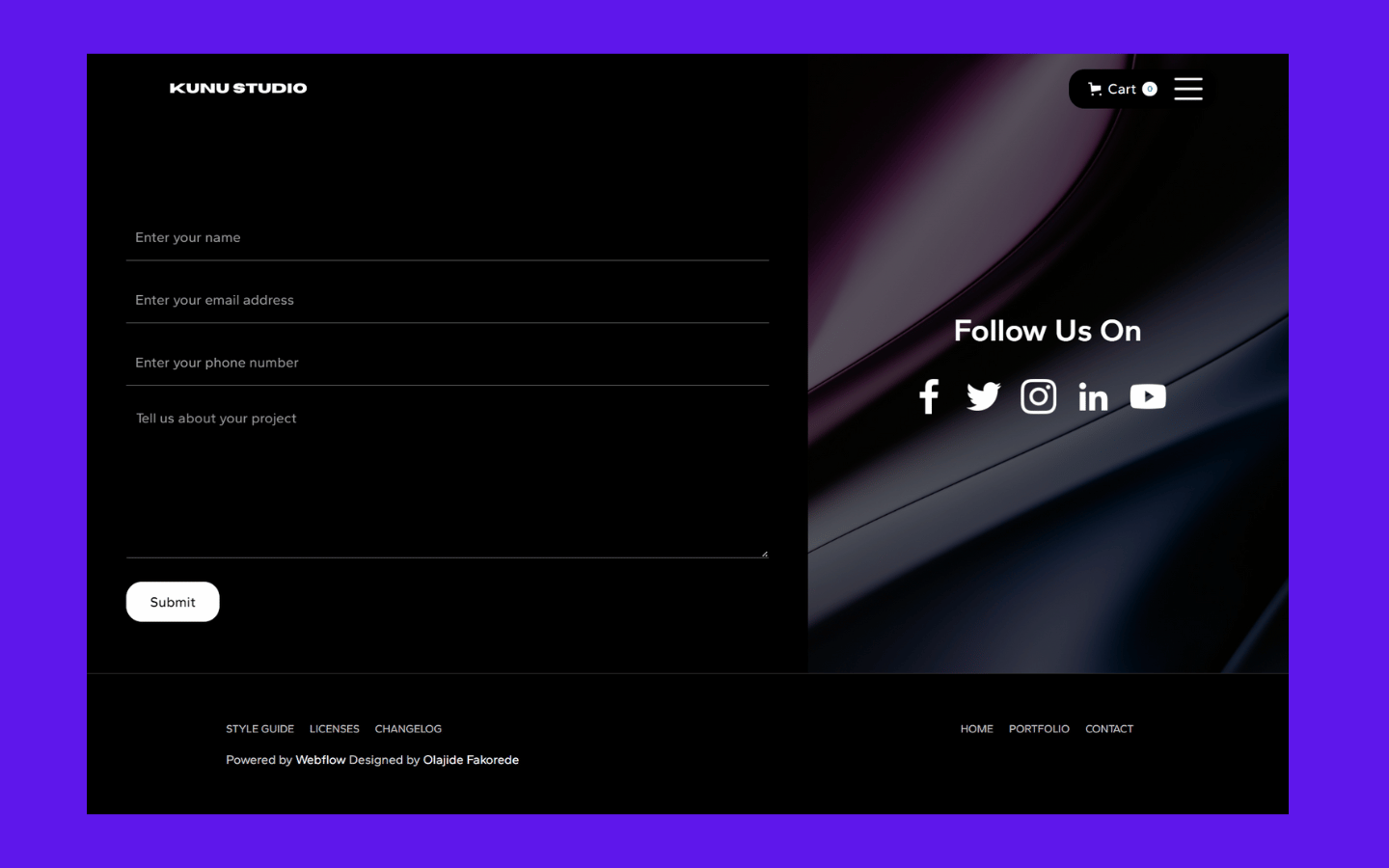 Kunu Studio - Agency HTML5 Responsive Website Template