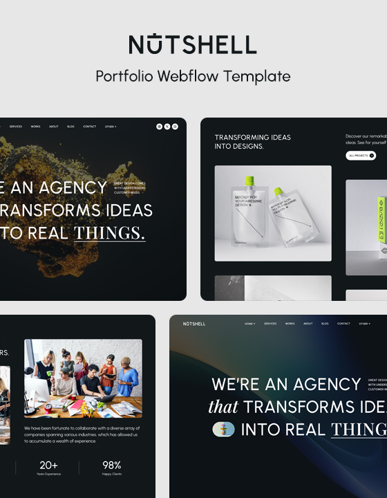 Nutshell by elemis | Muzli Creative Store