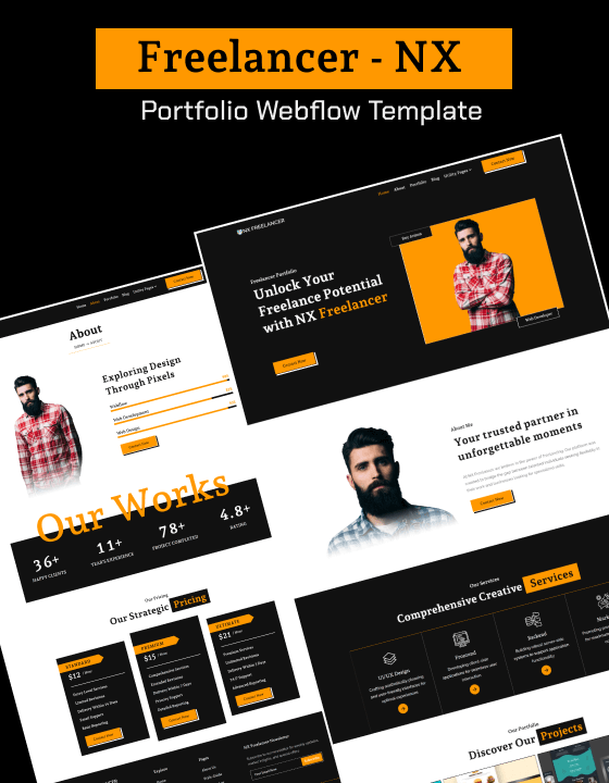 Freelancer-NX - Portfolio HTML5 Responsive Website Template
