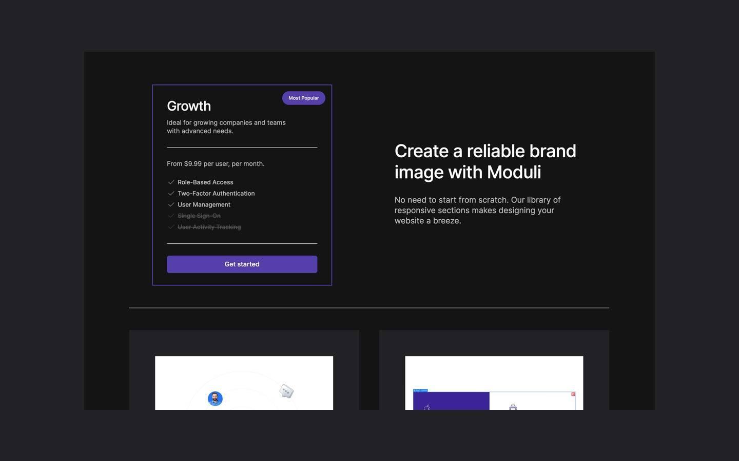 Moduli - Startup HTML5 Responsive Website Template