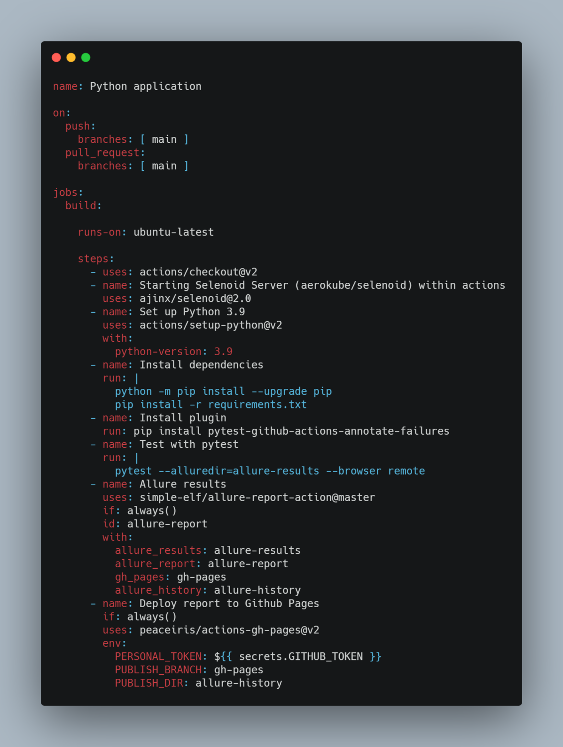 Test Automation - How To Build a CI/CD Pipeline Using Pytest and GitHub ...