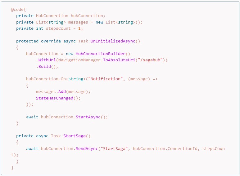 UI notifications system with Blazor and SignalR - part 1