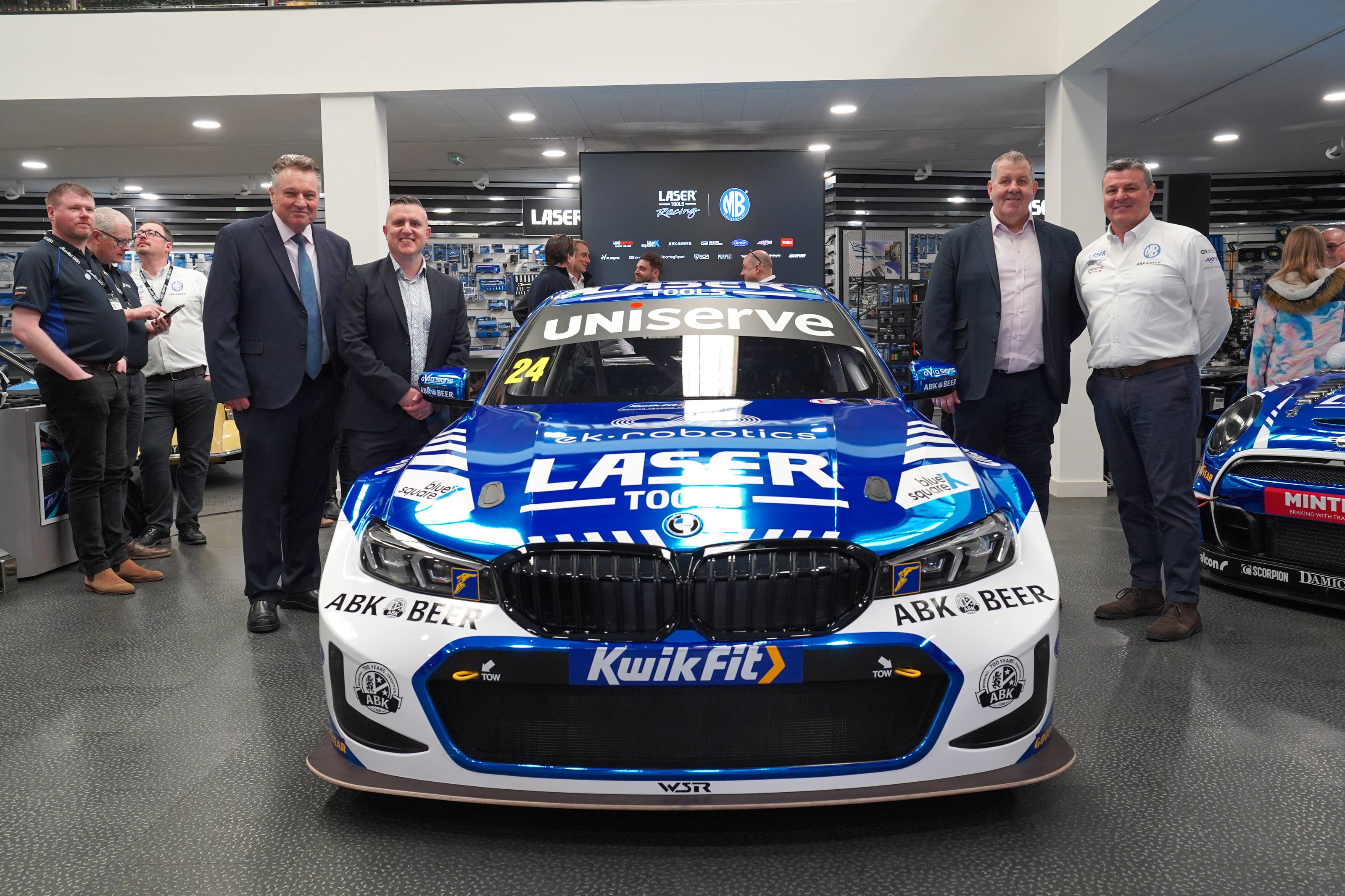 Uniserve strengthen winning partnership with Laser Tools Racing with MB ...