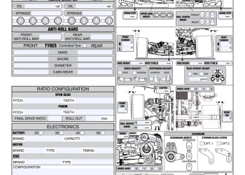 Serpent Viper 989E Editable Setup Sheet