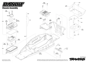 Traxxas Bandit Exploded View - Chassis