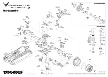 Traxxas 4-Tec 3.0 Exploded View - Rear
