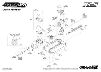 Traxxas 4-Tec 2.0 Exploded View - Chassis